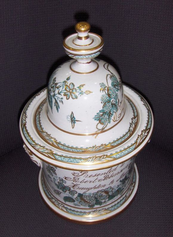 Bonhams : An Isaac Wilson and Co. Middlesbrough tobacco jar and cover