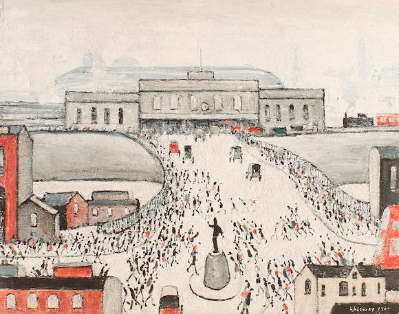 Bonhams : Laurence Stephen Lowry R.A. (British, 1887-1976) 'Station ...