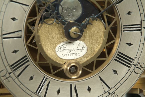 Bonhams : A Portico type clock Anthony Swift, Whitby