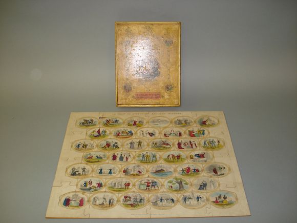 Bonhams : 'A Chain of Events in English History' jigsaw puzzle, By John ...