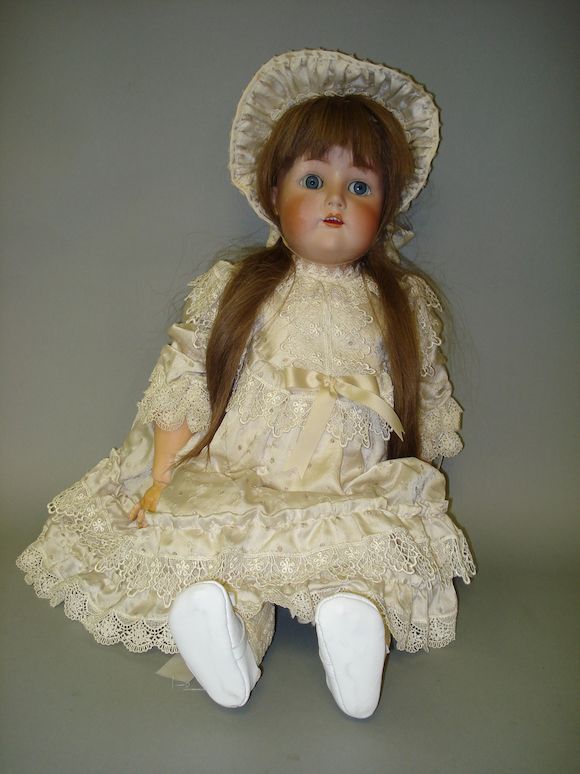 Bonhams : Simon & Halbig/K&R bisque head doll, circa 1910