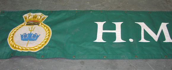 Bonhams : A collection of Ship's brow screens, HMS 'Invincible' 6