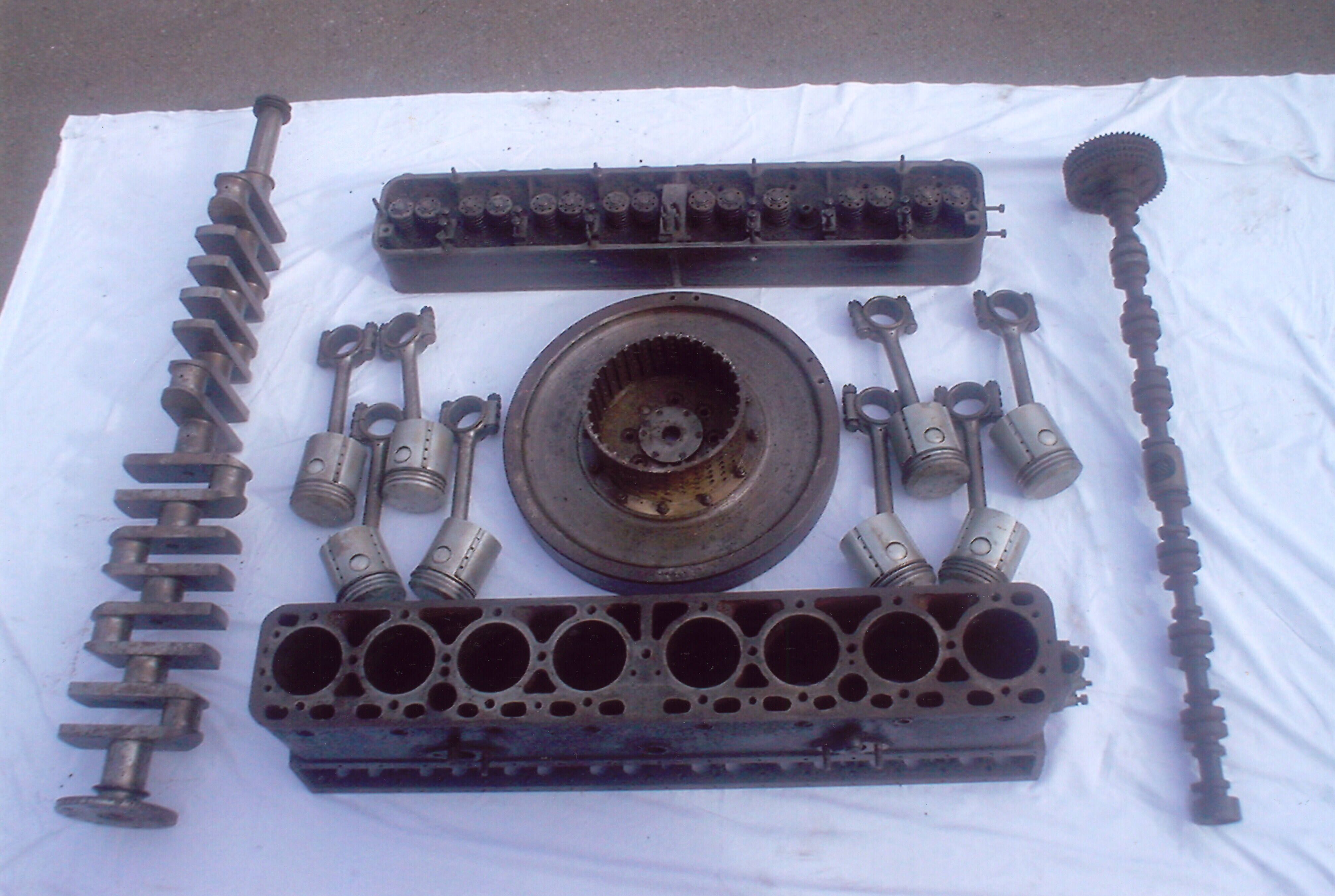 Bonhams Cars : Isotta-Fraschini Tipo 8A 7.4 litre Engine – Part Complete