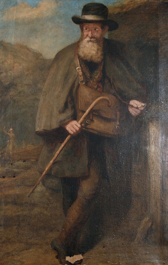 Bonhams : G**P** Yeats (19th Century) Portrait of a man with a beard ...