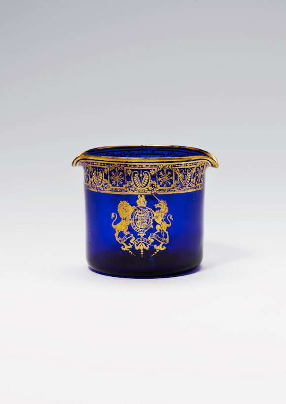 Bonhams : A gilt Royal armorial wine glass rinser circa 1806