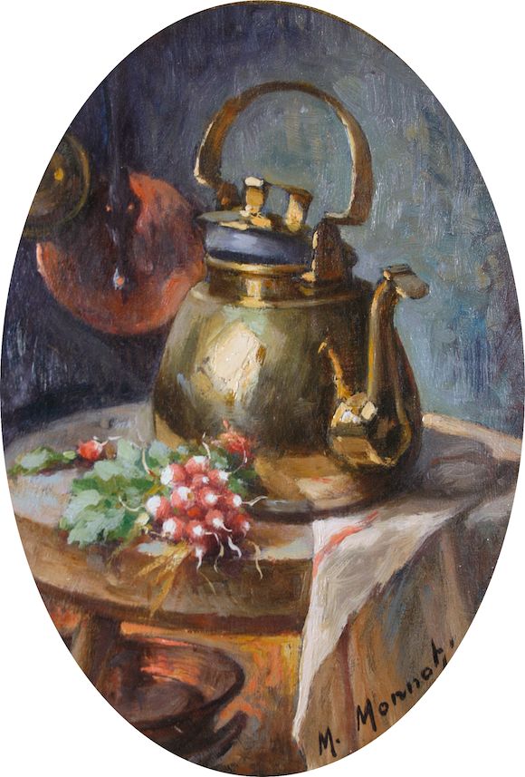 Bonhams : Maurice Louis Monnot (French, 1869-1937) Still life of a ...