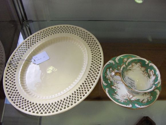 Bonhams : A Rockingham tea cup and saucer