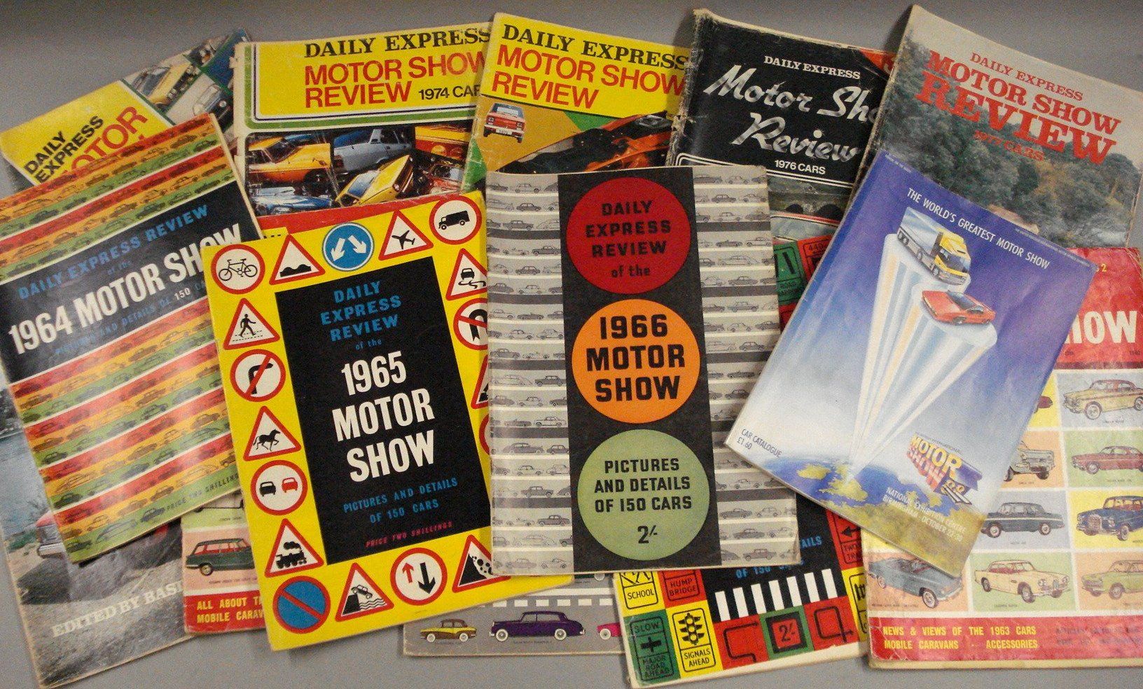 Bonhams Cars : Eleven Daily Express 'Motor Show Review' magazines,