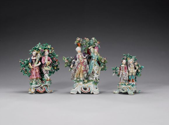 Bonhams : A rare Bow group of a Turk and a Levantine Lady circa 1765