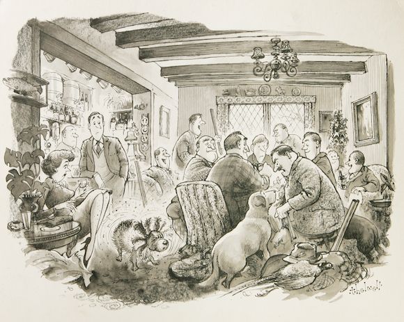Bonhams : ORIGINAL ARTWORK, THELWELL THELWELL (NORMAN) Original pen ...