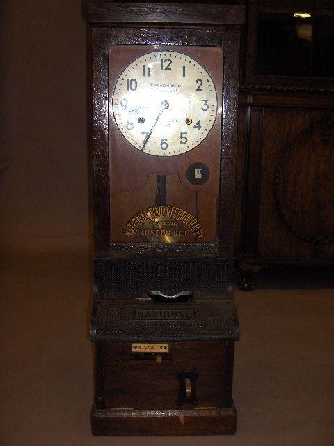Bonhams : A National Time Recording Time clock Time Recorders (Leeds ...