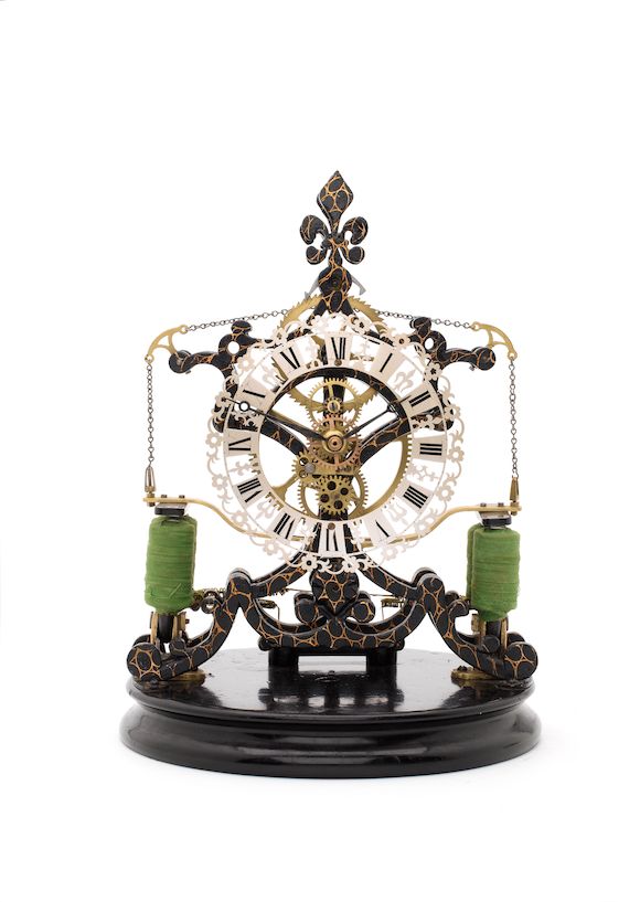 Bonhams : A rare mid 19th century exhibition electrical master clock ...