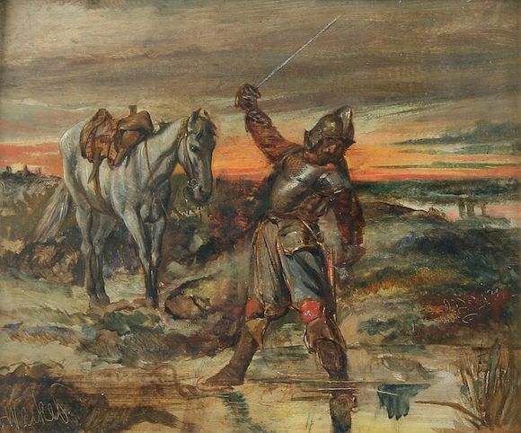 Bonhams : Frederick Weekes (British, 19th Century) "Don Quixote",