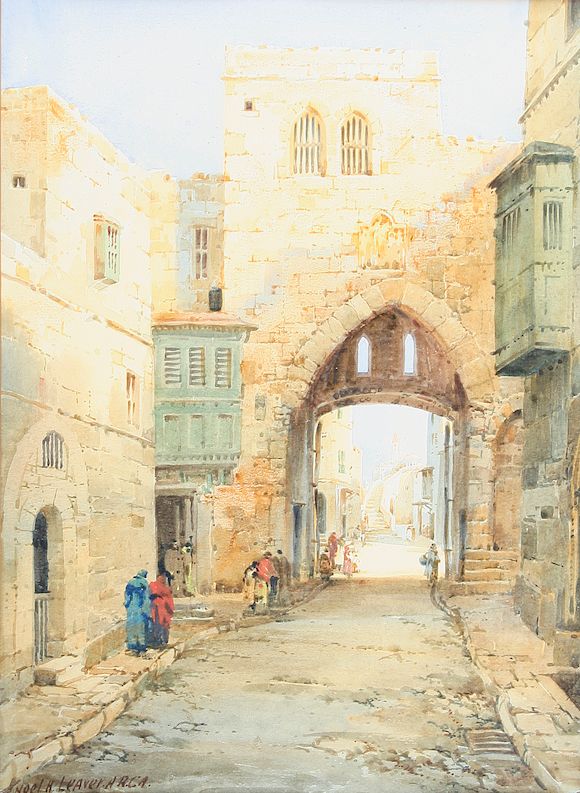 Bonhams : Noel Harry Leaver, A.R.C.A. (British, 1889-1951) "A Street in ...