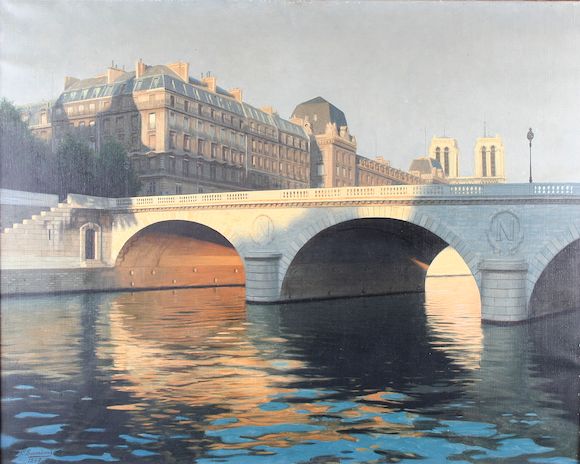 Bonhams : Reza Samimi (20th century) Le Pont Saint-Michel, Paris,