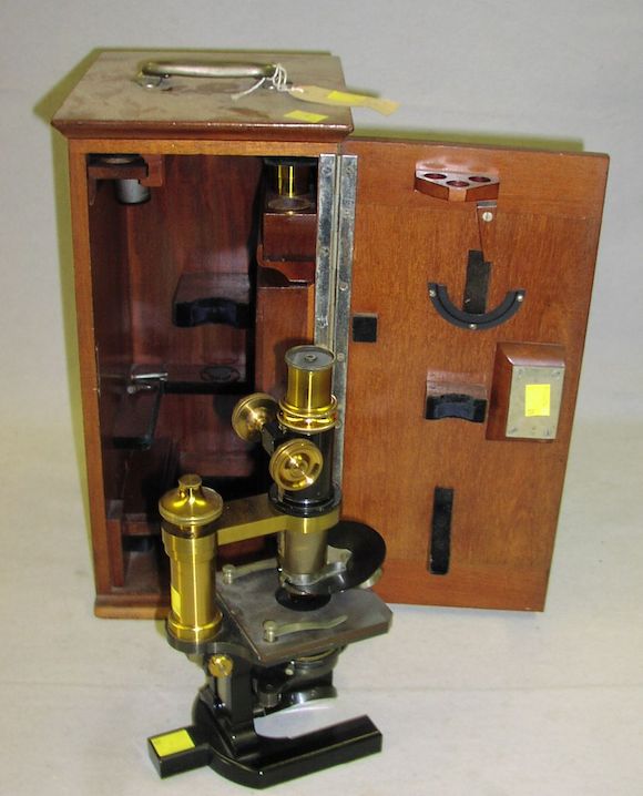 Bonhams : A Zeiss compound monocular microscope, German, early 20th ...