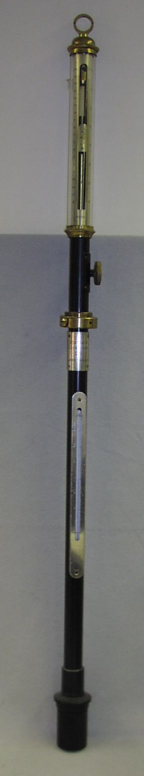 Bonhams : A Fortin brass stick barometer, 1930's,