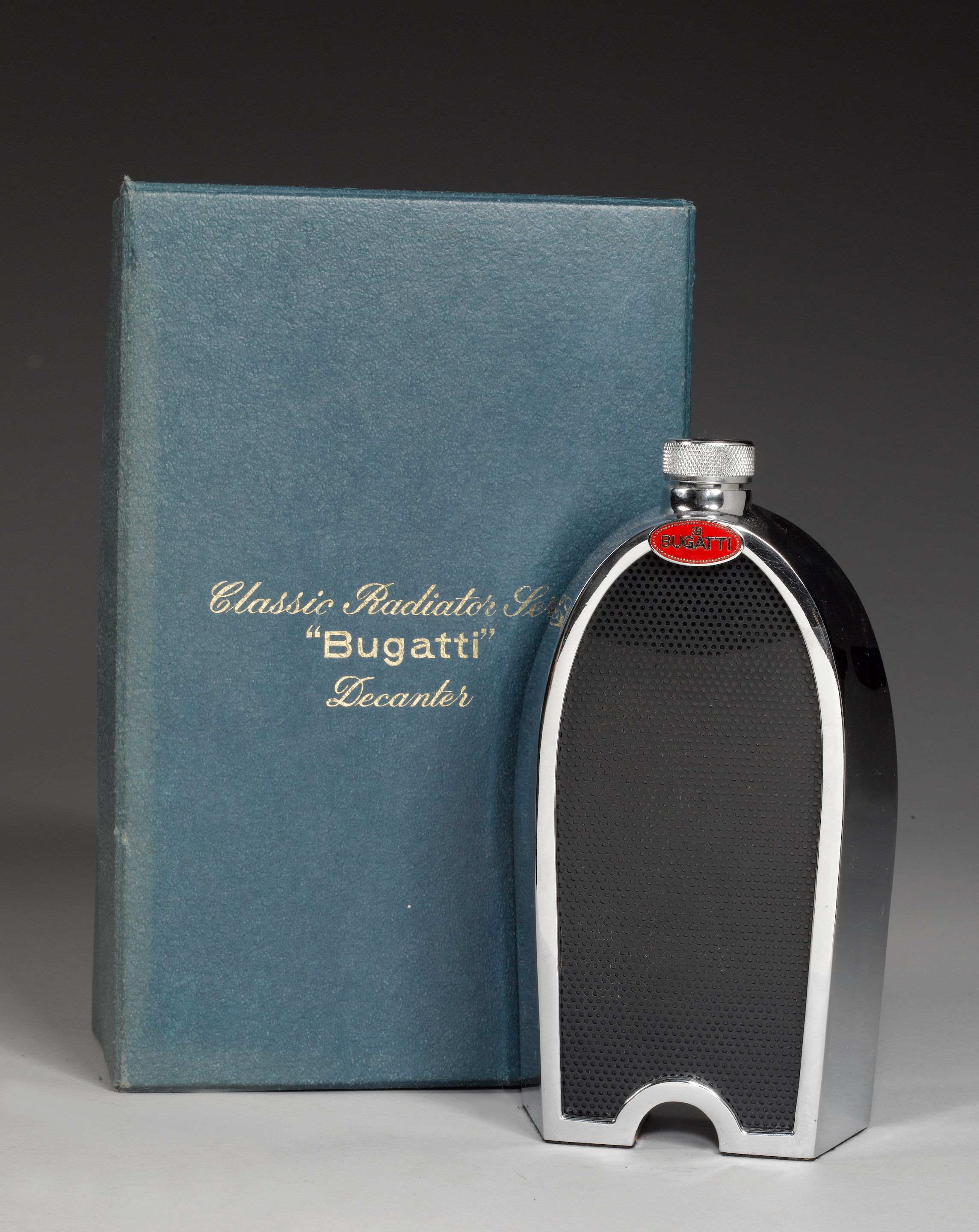 Bonhams Cars : A Bugatti radiator decanter by Ruddspeed,