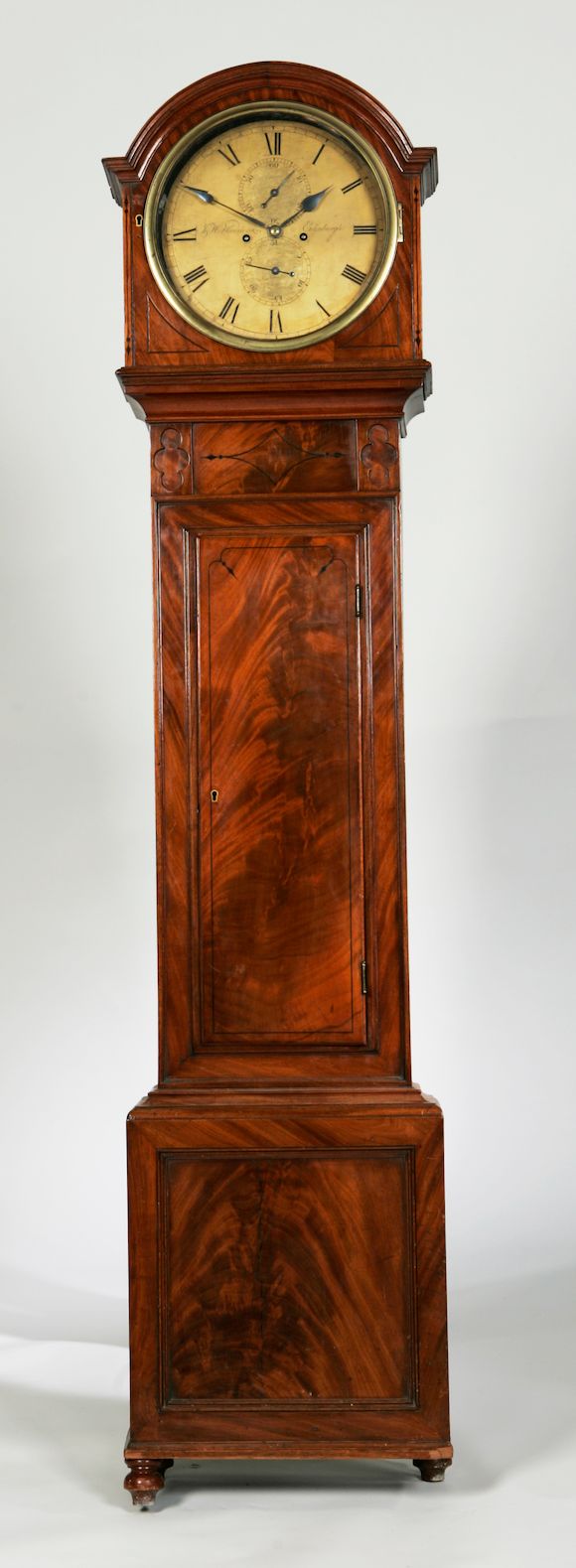 Bonhams : A Regency mahogany longcase clock Jas W Howden & Co, Edinburgh