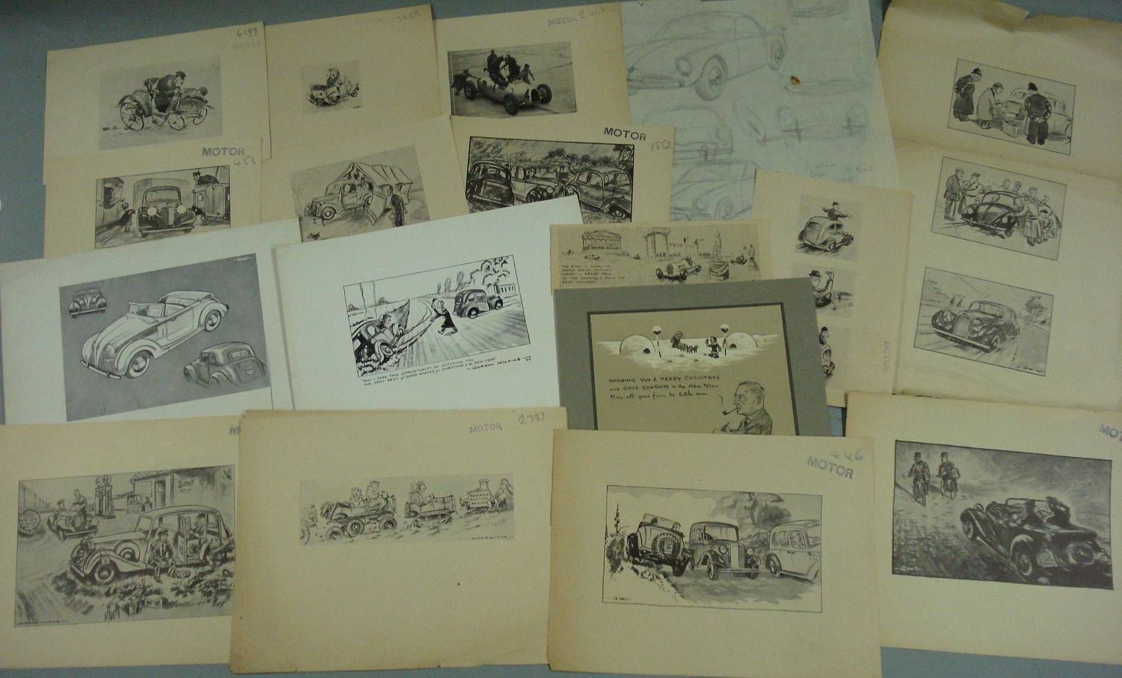 Bonhams Cars : A collection of advertising prints,