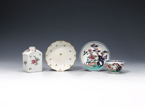 Bonhams : A Lowestoft tea canister circa 1785