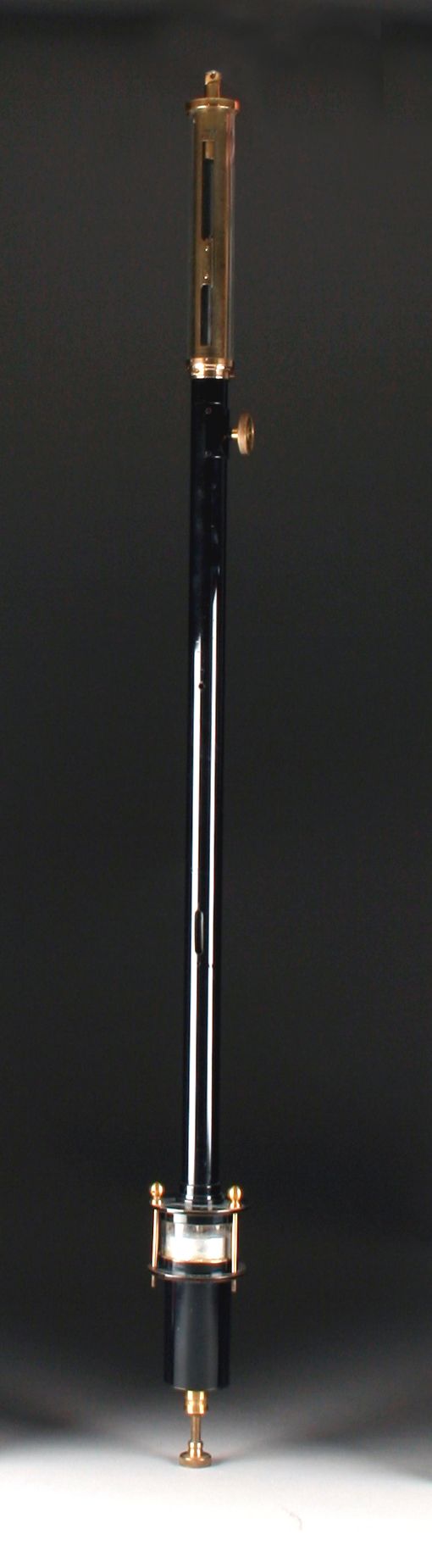 Bonhams : A 20th Century brass and black-lacquered cue-pattern stick ...