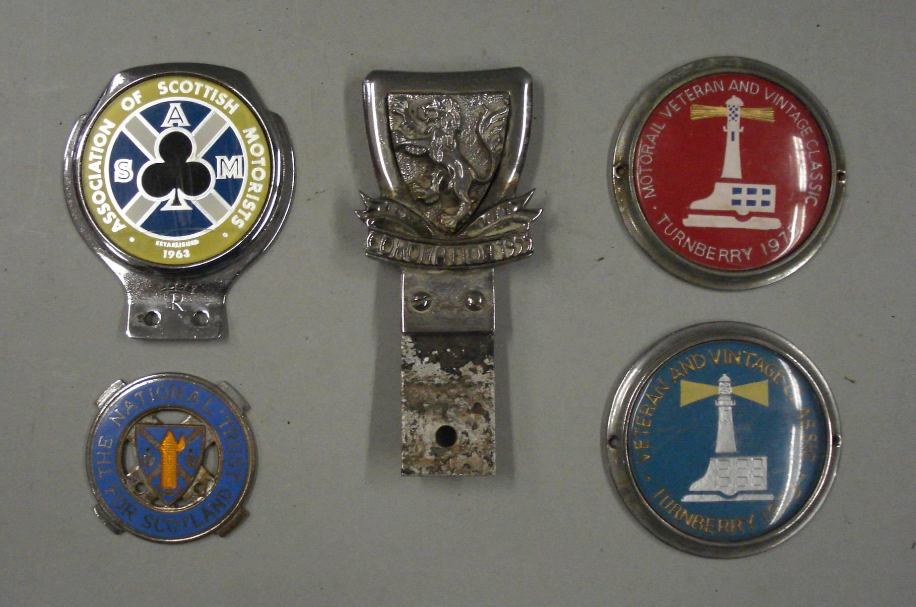 Bonhams Cars : Four Scottish car badges,