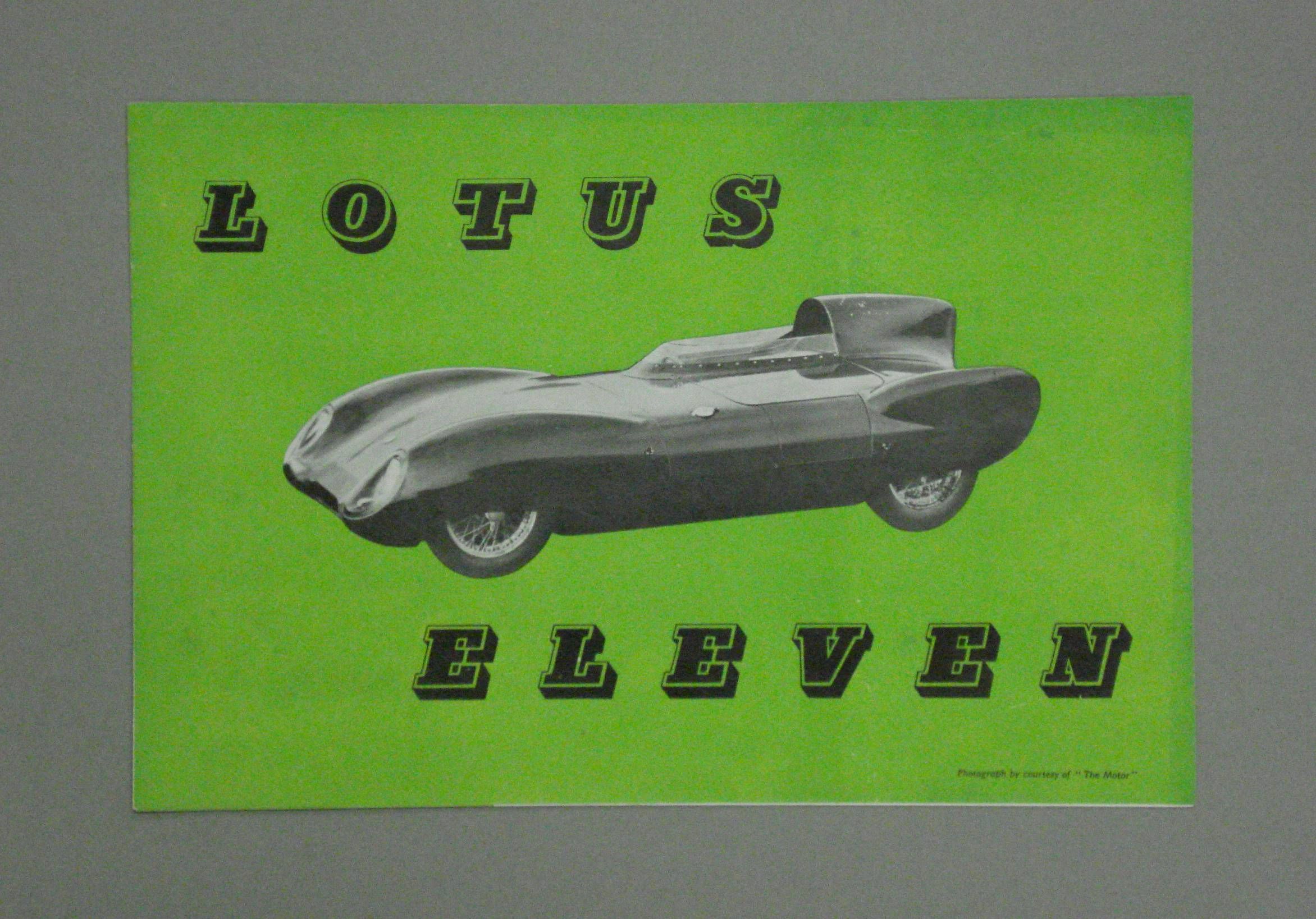 Bonhams Cars : A Lotus Eleven sales brochure,
