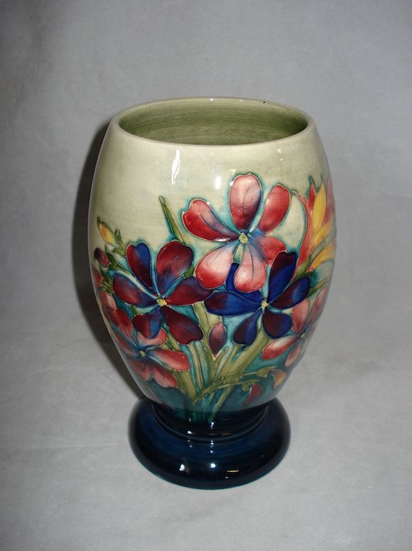Bonhams : A Moorcroft 'Spring Flowers' vase