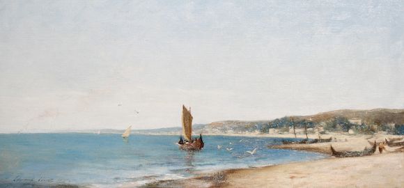 Bonhams : Edward Elliot (British, active 1879-1911) Corfu, looking east ...
