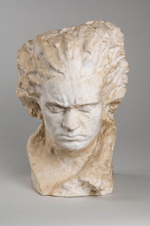 Bonhams : After Franz Klein A late 19th Century plaster bust of Beethoven