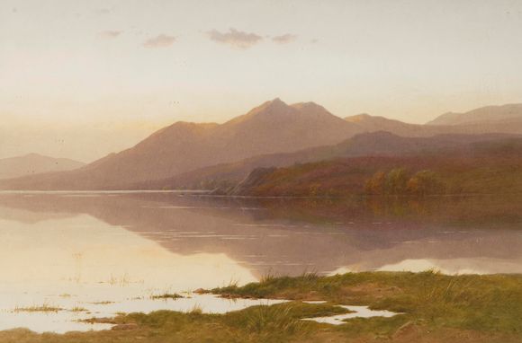 Bonhams : Charles Edward Brittan (British, 1870-1949) "Loch Laggon" and ...