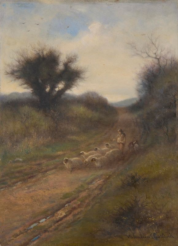 Bonhams : Valentine Thomas Garland (British, fl.1884-1903) Farmer ...