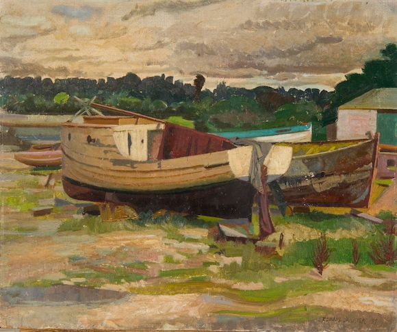 Bonhams : Edward D'Arcy Lister, A.R.C.A. (British, 1911-1976) Beached ...