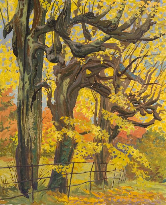 Bonhams : Edward D'Arcy Lister, A.R.C.A. (British, 1911-1976) "Limes at ...