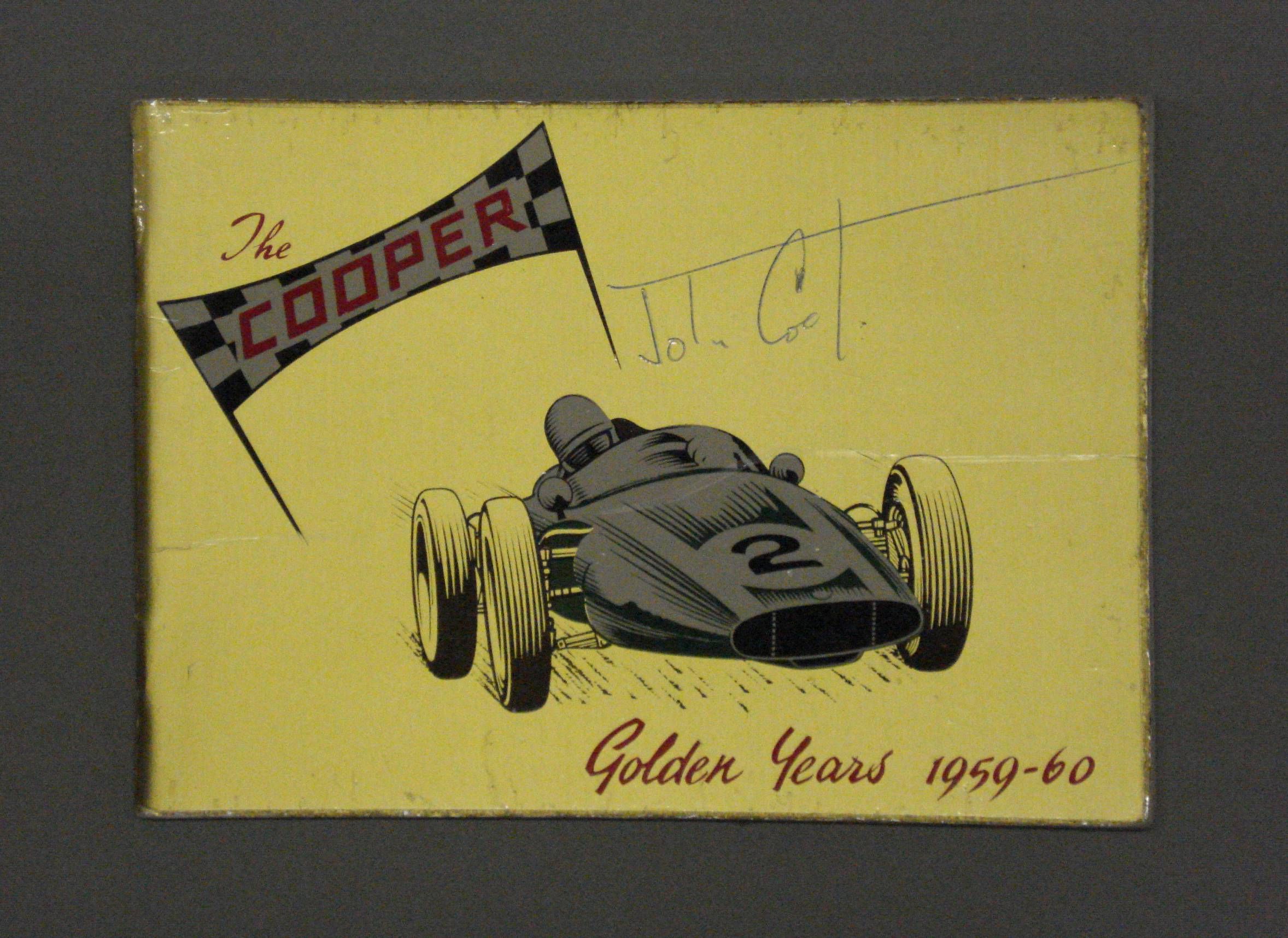 Bonhams Cars : The Cooper Golden Years signed by John Cooper,