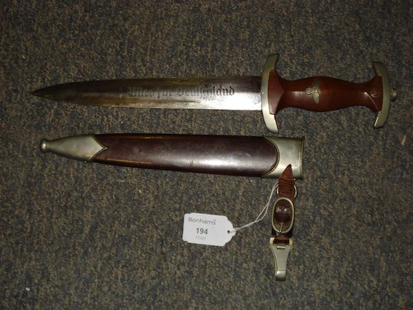 Bonhams : A Third Reich SA Officer's Dagger
