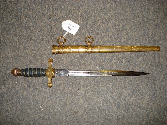 Bonhams : A Third Reich Water Protection Police Service Dagger
