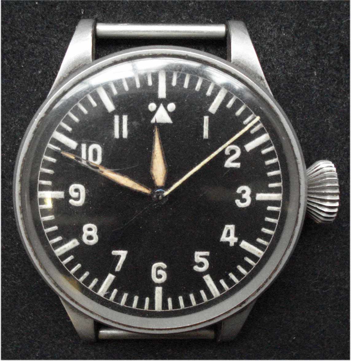 IWC. A fine and rare German military pilots observation watch ...