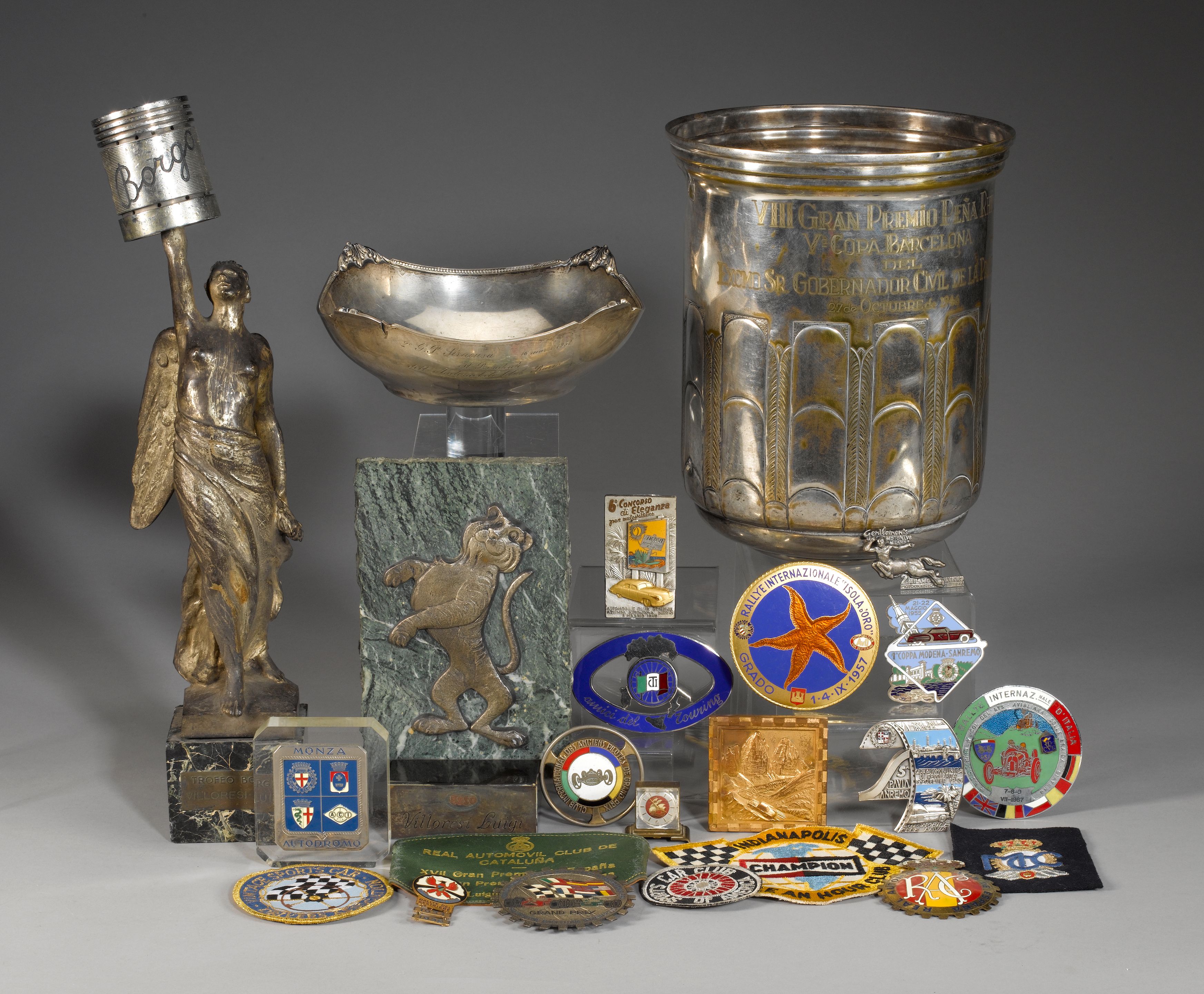 Bonhams Cars : The Luigi Villoresi collection of motor racing trophies ...