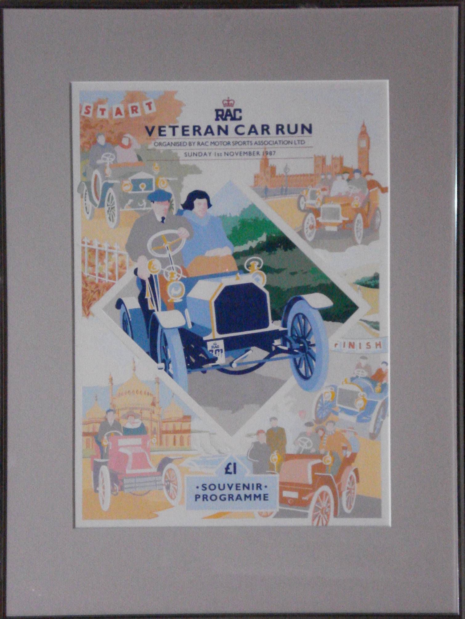 Bonhams Cars : A 1987 RAC Veteran Car Run poster,