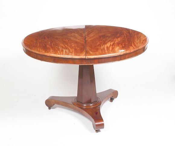 Bonhams : An early Victorian mahogany breakfast table