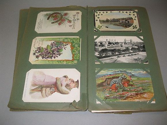 Bonhams : An early 20th century postcard album