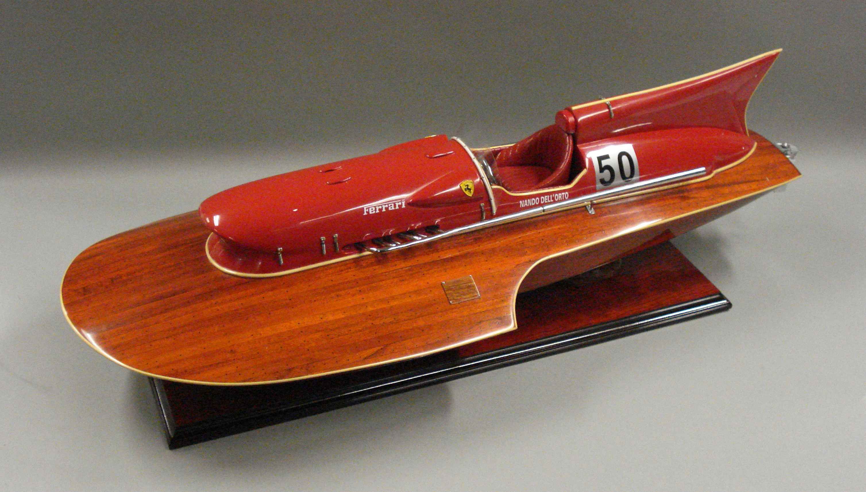 Bonhams Cars : A fine and impressive handbuilt model of the Ferrari ...