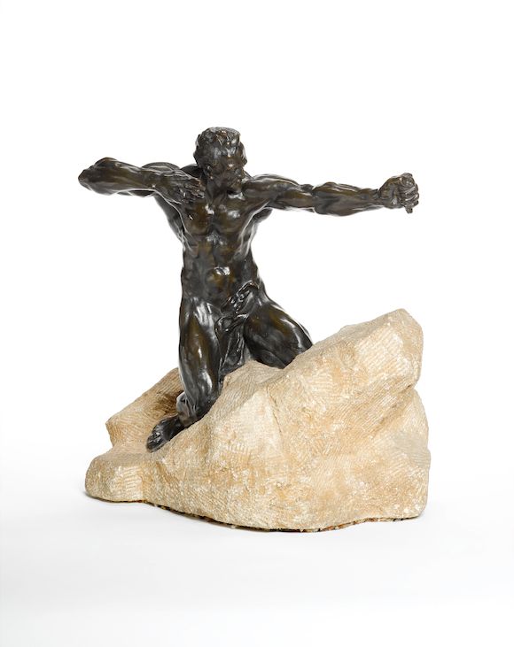 Bonhams : Alfredo Pina, Italian (1883-1966) A bronze model of an ...