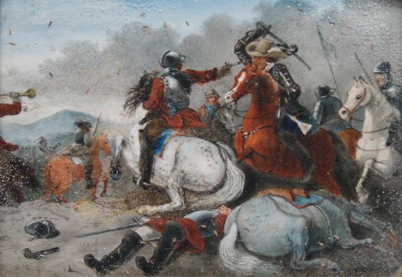 Bonhams : English School, 19th Century 'The Death of Prince Rupert ...