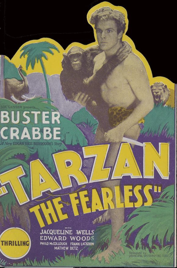 Bonhams : Four Tarzan film related promotional handbills (Heralds ...