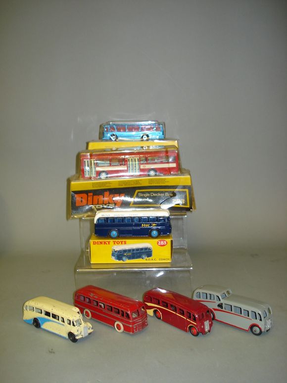 Bonhams : Dinky buses and coaches lot