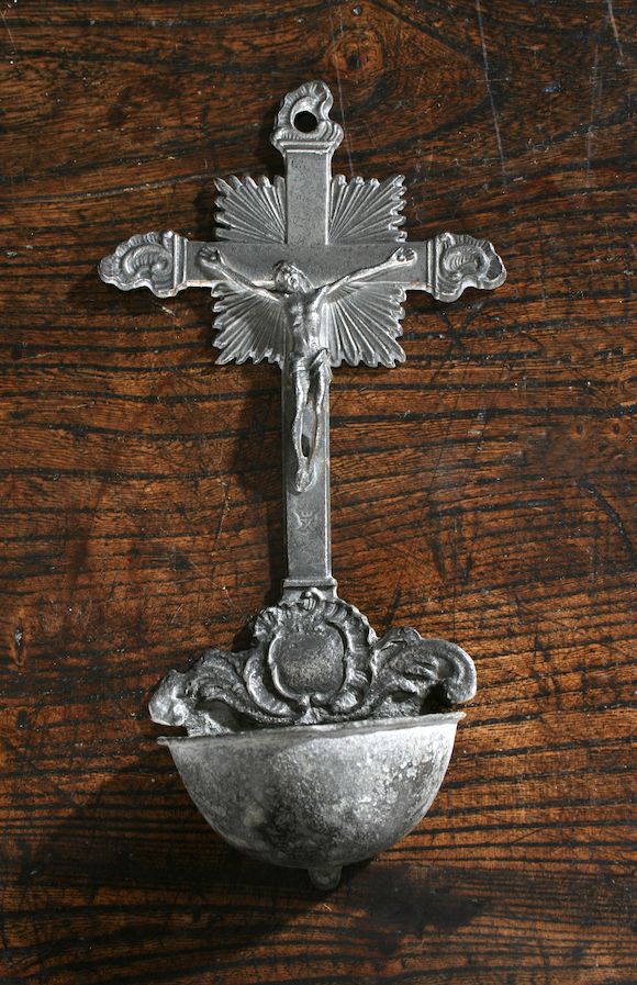 Bonhams : An 18th Century holy-water benetier, possibly German