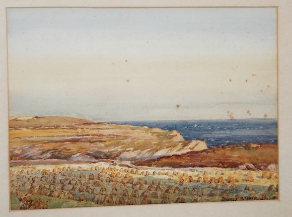 Bonhams : Donald H. Floyd (1892-1965) "Low Tide Rhossili", and another ...